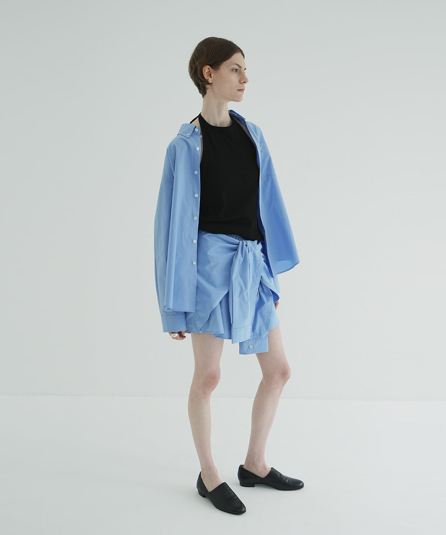 TW CLANE LOGO BUTTON-DOWN BASIC SHIRTS｜CLANE｜UNITED ARROWS LTD. 官方購物網站