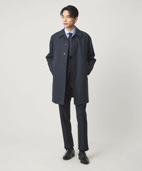 A＋ P MINOTECH 2WAY 防潑水保暖巴爾瑪肯領大衣｜green label relaxing｜UNITED ARROWS LTD ...