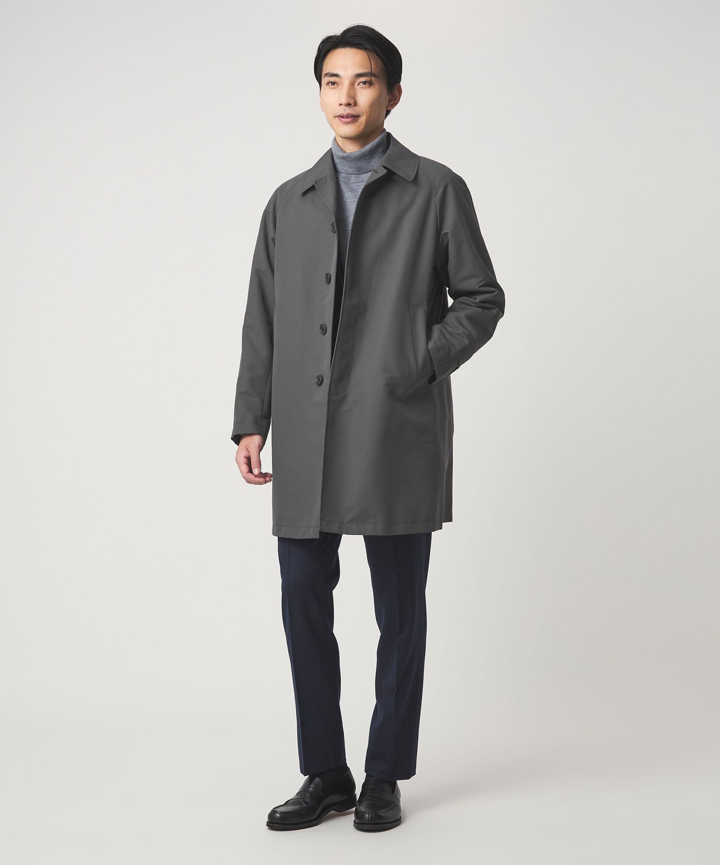 A＋ P MINOTECH 2WAY 防潑水保暖巴爾瑪肯領大衣｜green label relaxing｜UNITED ARROWS LTD ...