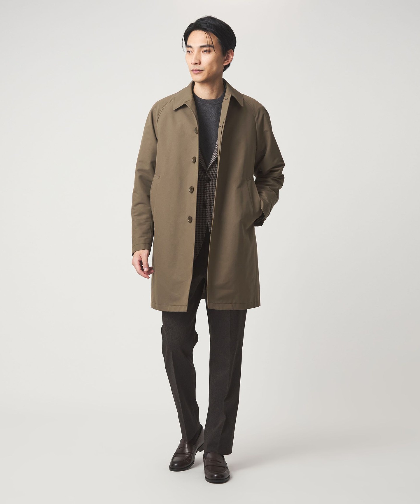 A＋ P MINOTECH 2WAY 防潑水保暖巴爾瑪肯領大衣｜green label relaxing｜UNITED ARROWS LTD ...