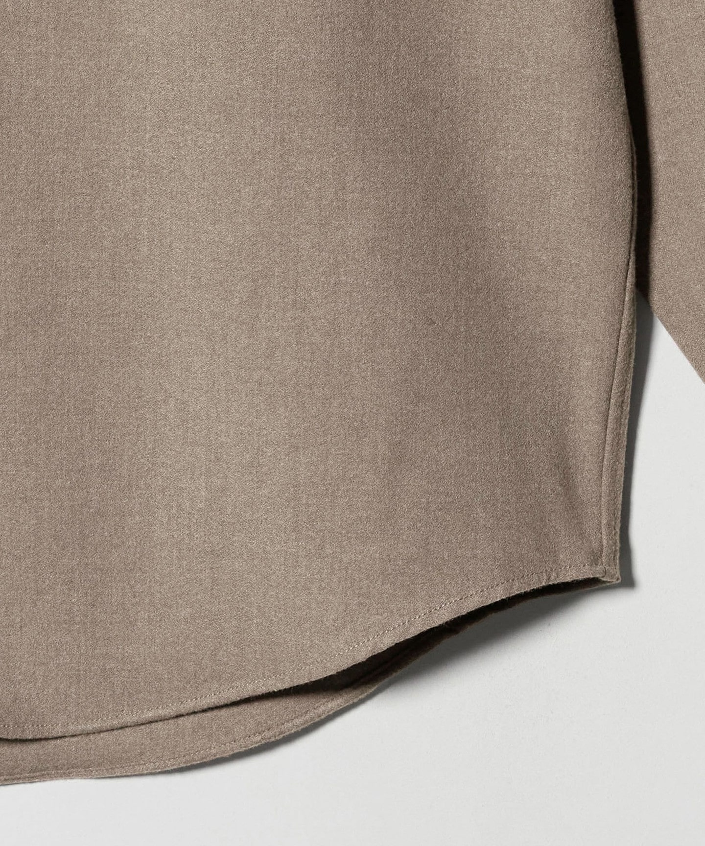 JUST LOOSE TR法蘭絨標準領彈性襯衫 ｜green label relaxing｜UNITED ARROWS LTD. 官方購物網站
