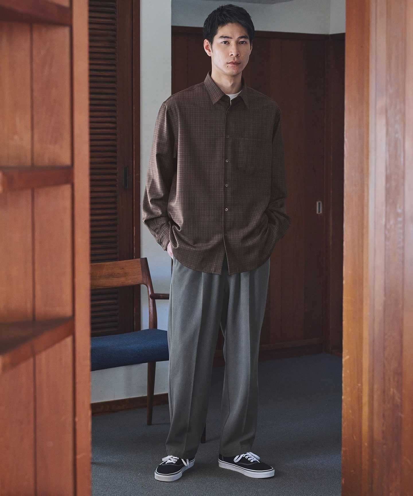 JUST LOOSE 法蘭絨格紋襯衫｜green label relaxing｜UNITED ARROWS LTD. 官方購物網站