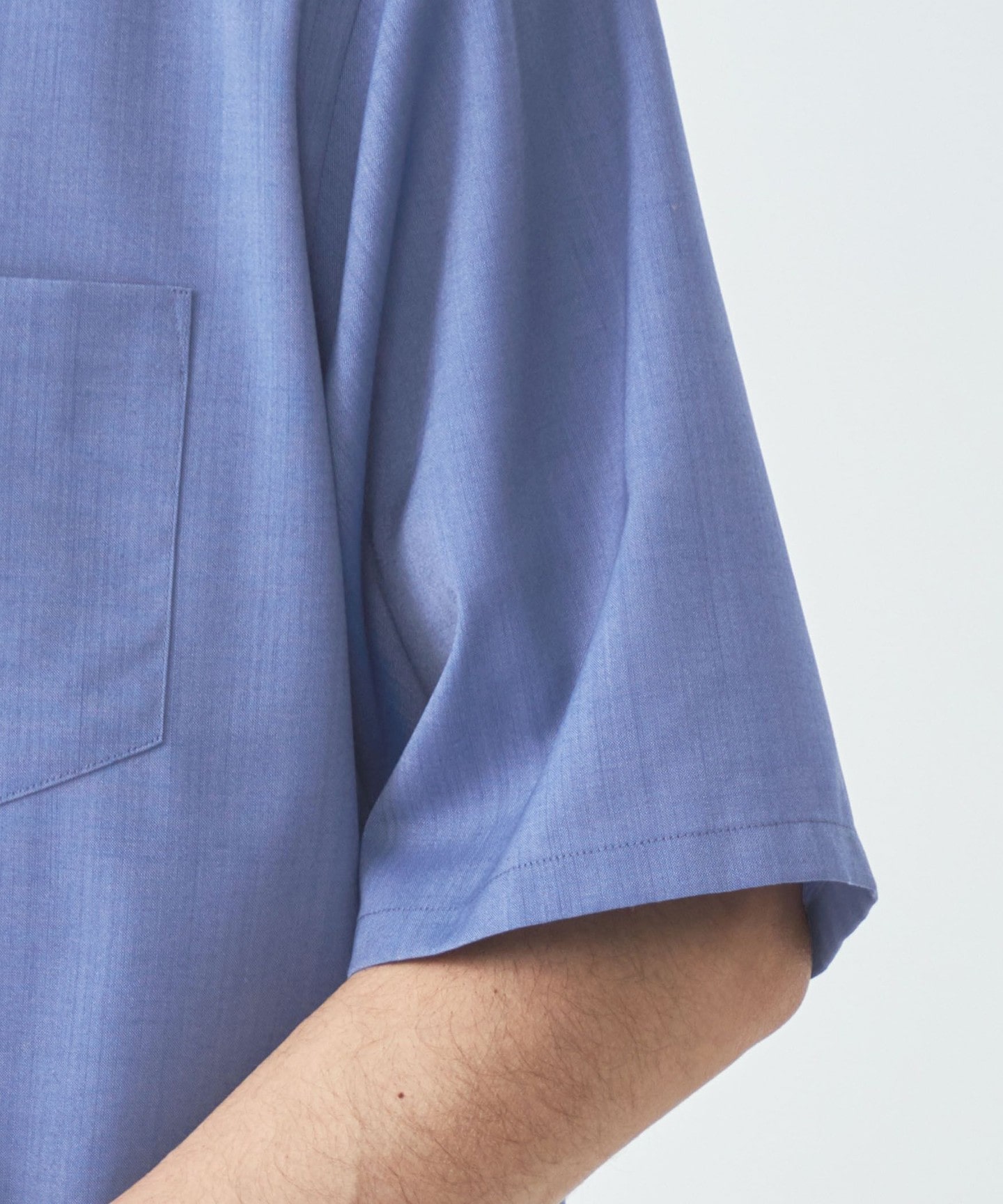 JUST LOOSE 輕薄開領彈性襯衫｜green label relaxing｜UNITED ARROWS LTD. 官方購物網站