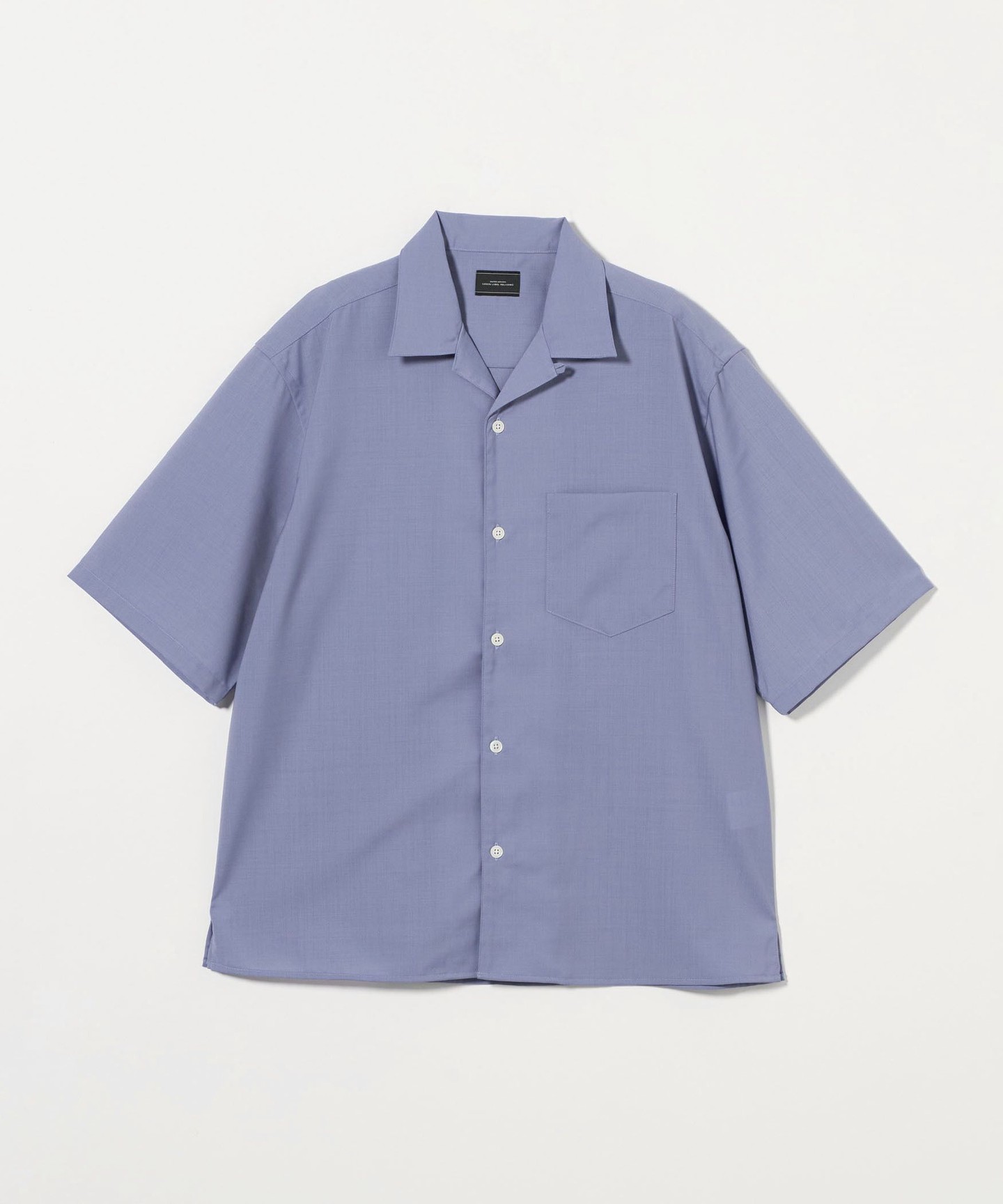 JUST LOOSE 輕薄開領彈性襯衫｜green label relaxing｜UNITED ARROWS LTD. 官方購物網站