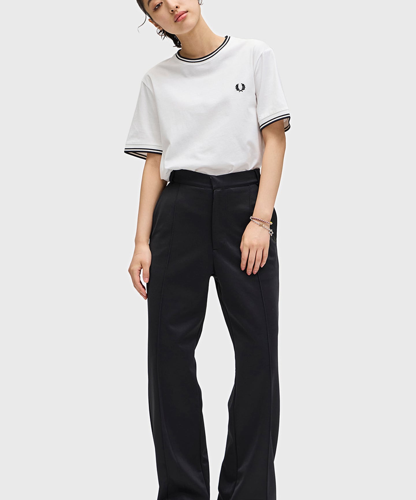 TW Fred Perry 雙滾邊圓領T恤｜FRED PERRY｜UNITED ARROWS LTD. 官方購物網站