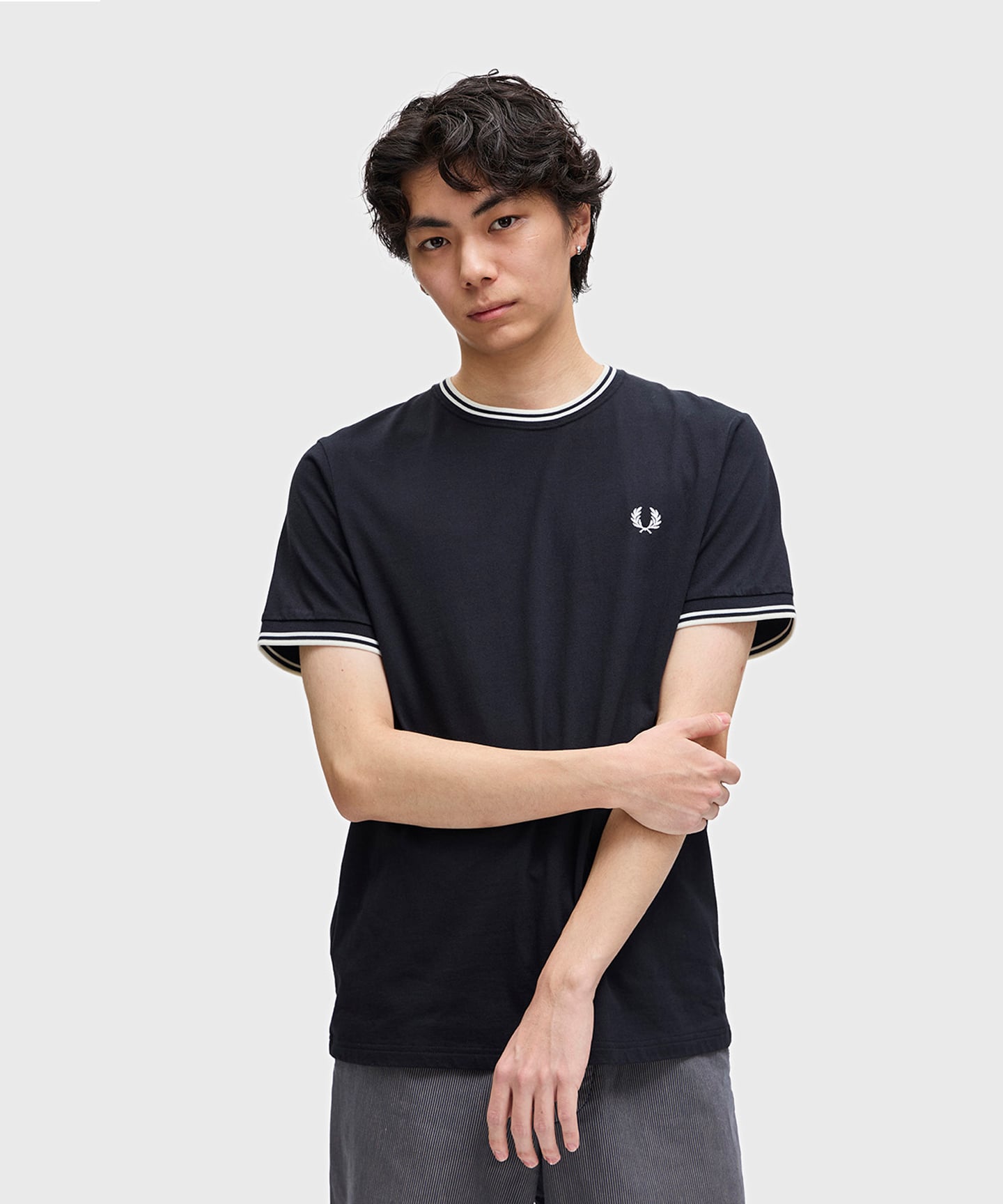 TW Fred Perry 雙滾邊圓領T恤｜FRED PERRY｜UNITED ARROWS LTD. 官方購物網站