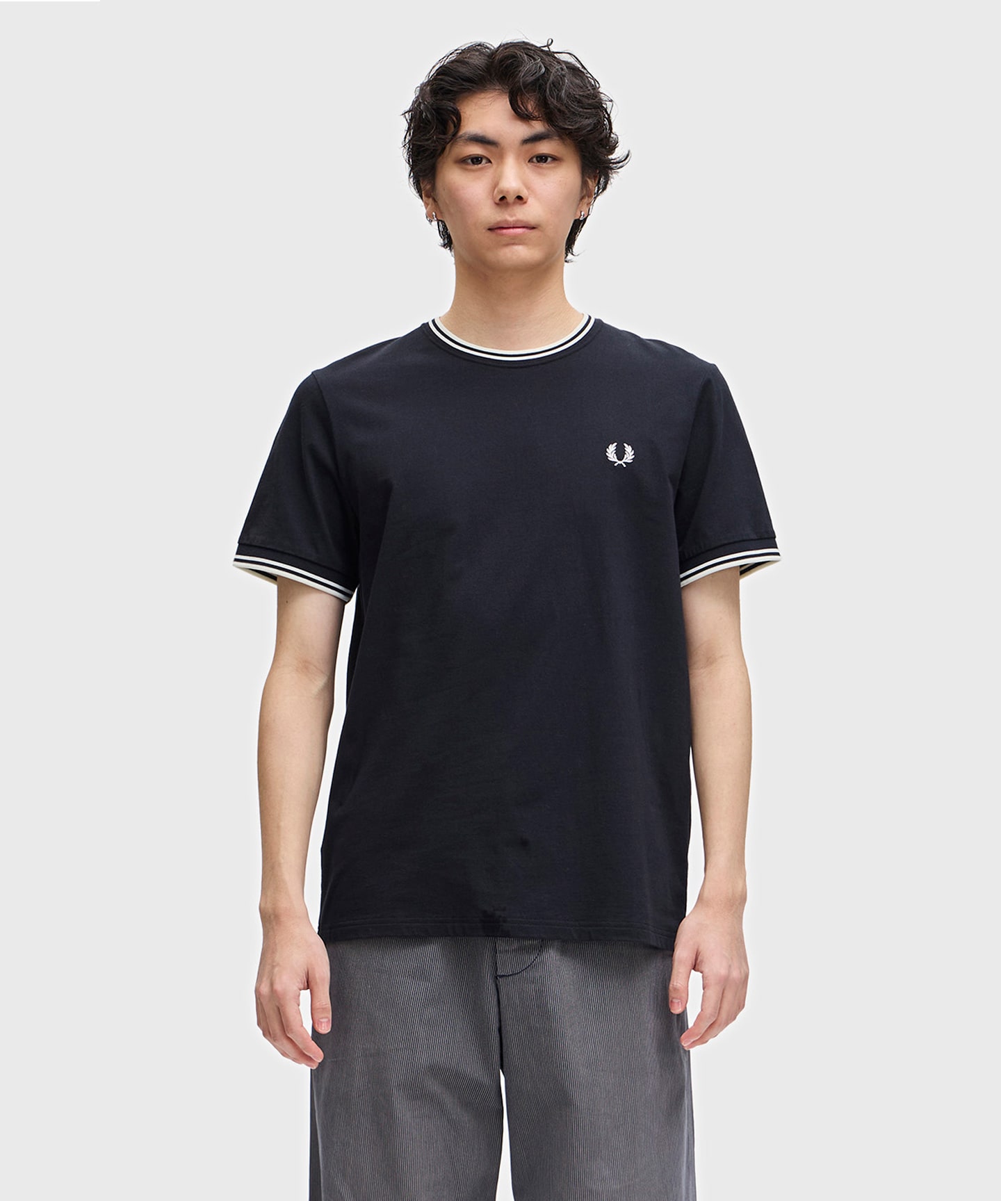TW Fred Perry 雙滾邊圓領T恤｜FRED PERRY｜UNITED ARROWS LTD. 官方購物網站