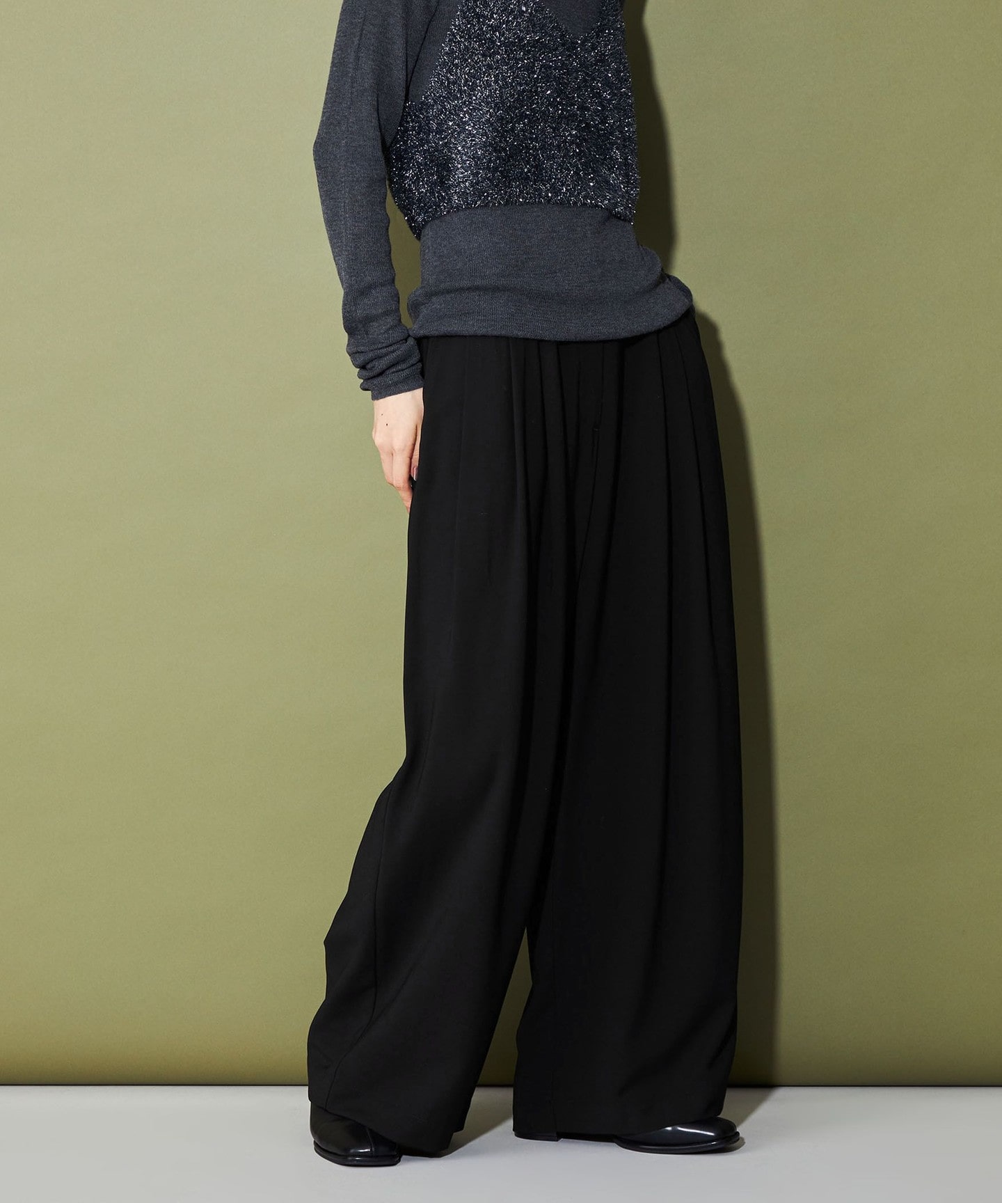 ＜CITEN＞3打摺輕便寬褲｜CITEN｜UNITED ARROWS LTD. 官方購物網站