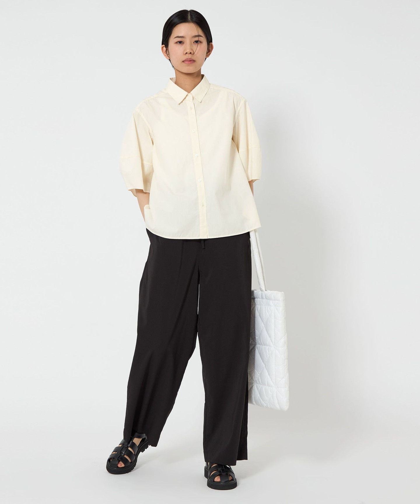 ＜CITEN＞蓬鬆短袖襯衫｜CITEN｜UNITED ARROWS LTD. 官方購物網站