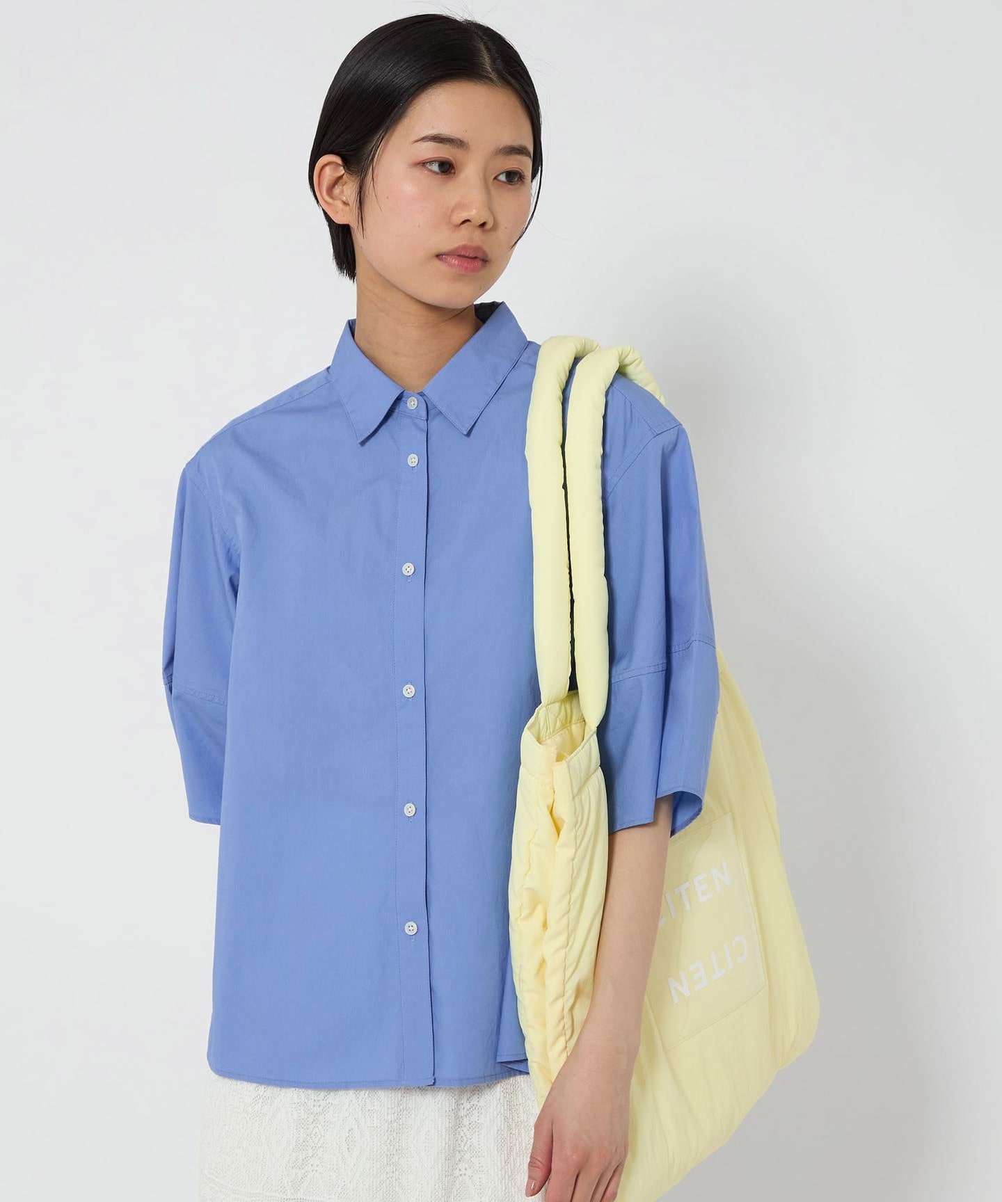 ＜CITEN＞蓬鬆短袖襯衫｜CITEN｜UNITED ARROWS LTD. 官方購物網站