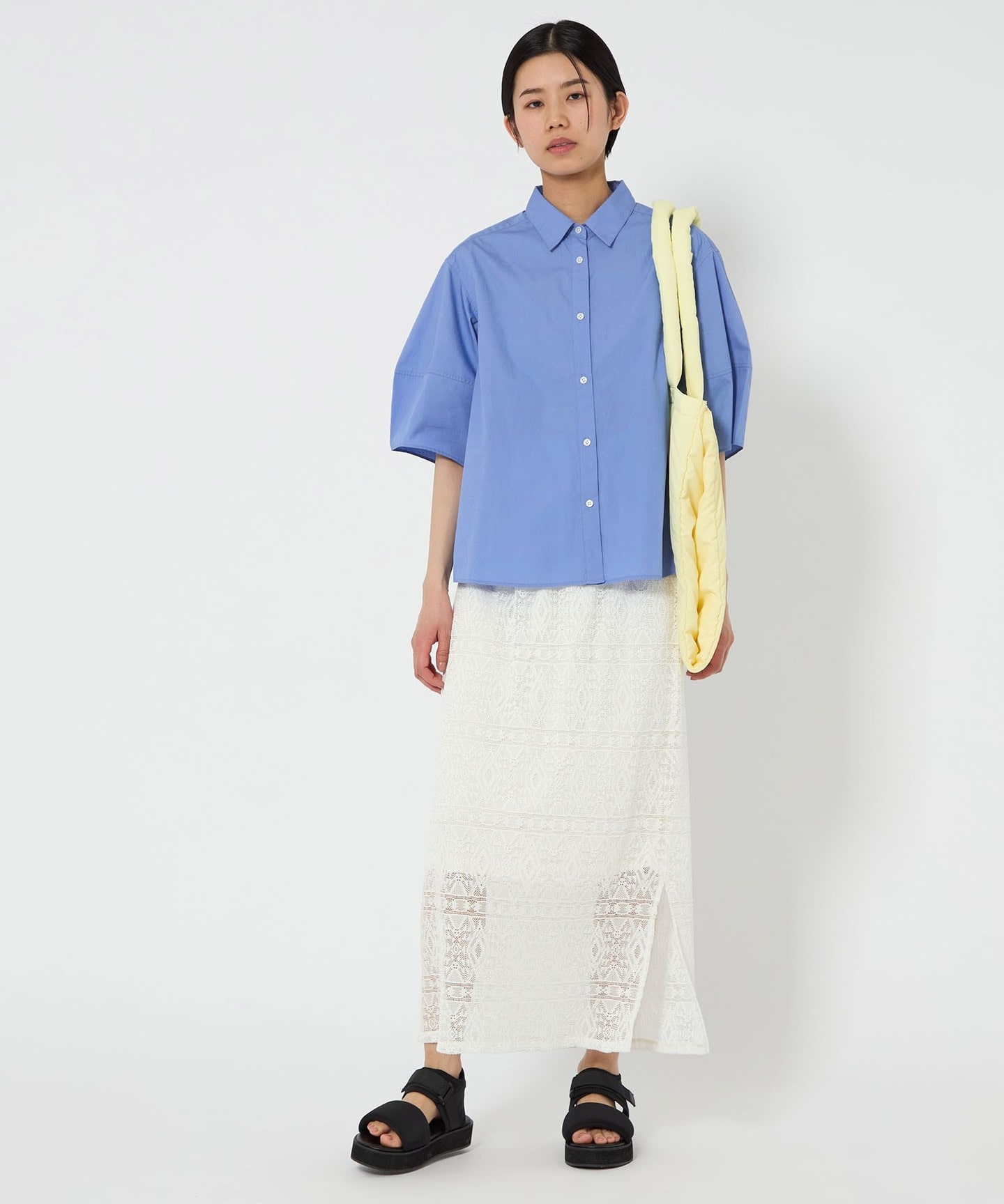 ＜CITEN＞蓬鬆短袖襯衫｜CITEN｜UNITED ARROWS LTD. 官方購物網站