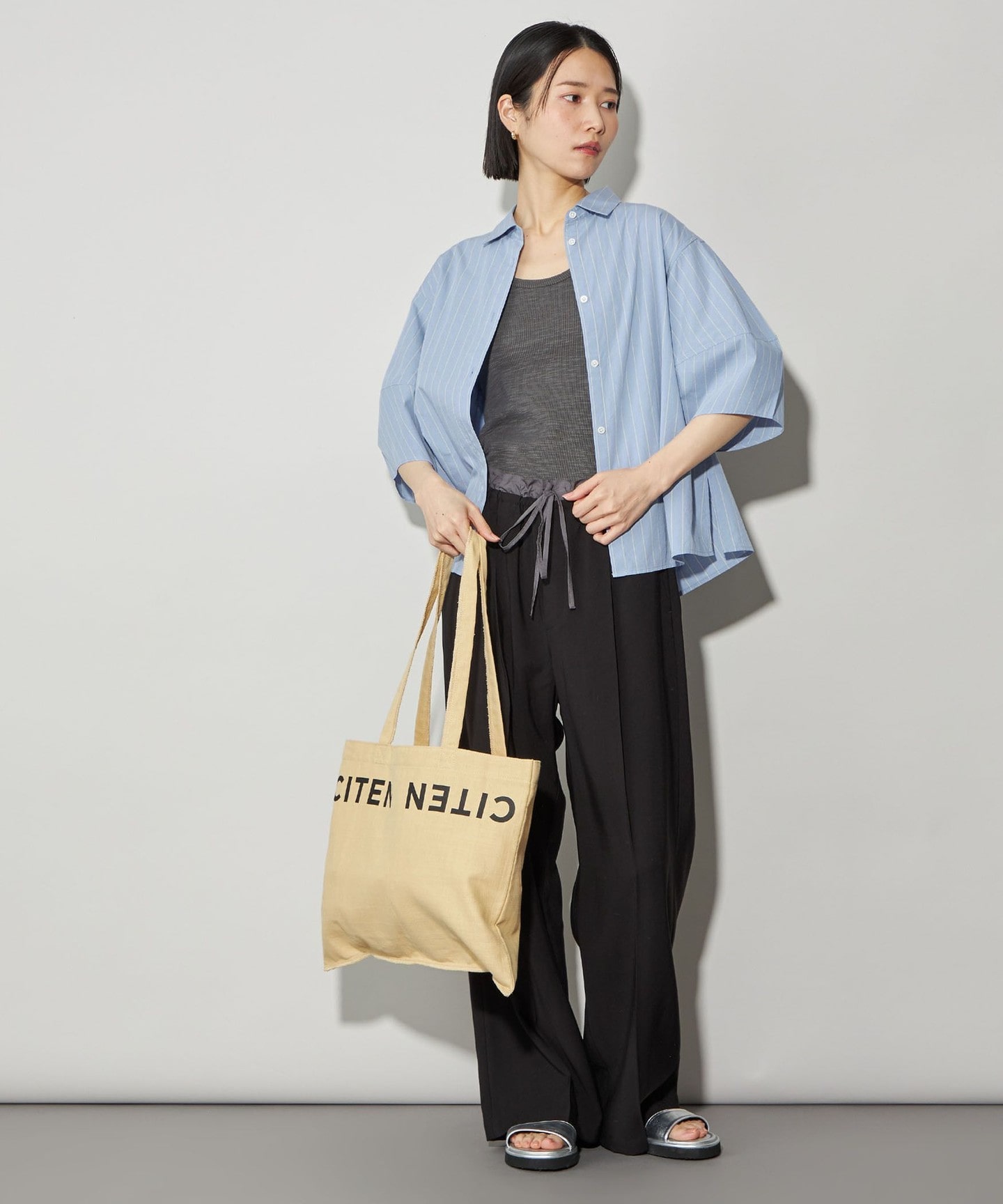 ＜CITEN＞蓬鬆短袖襯衫｜CITEN｜UNITED ARROWS LTD. 官方購物網站