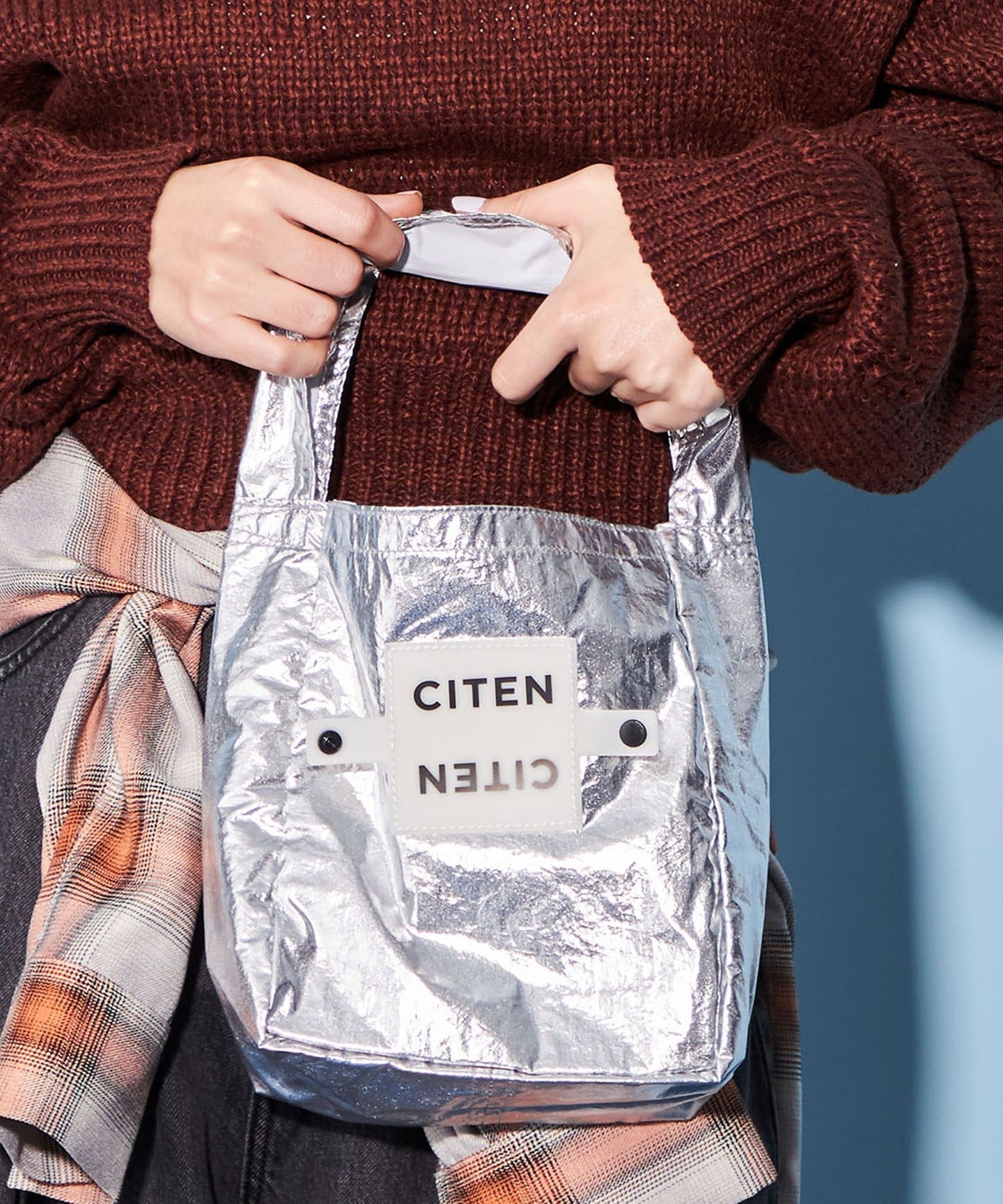 ＜CITEN＞捲捲收納金屬 單手把托特包 S｜CITEN｜UNITED ARROWS LTD. 官方購物網站