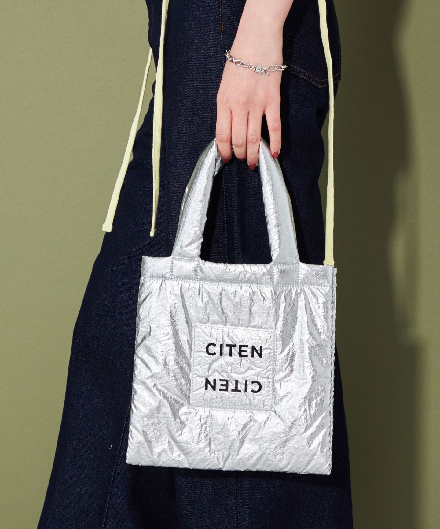 ＜CITEN＞鋪棉透明LOGO托特包 S｜CITEN｜UNITED ARROWS LTD. 官方購物網站