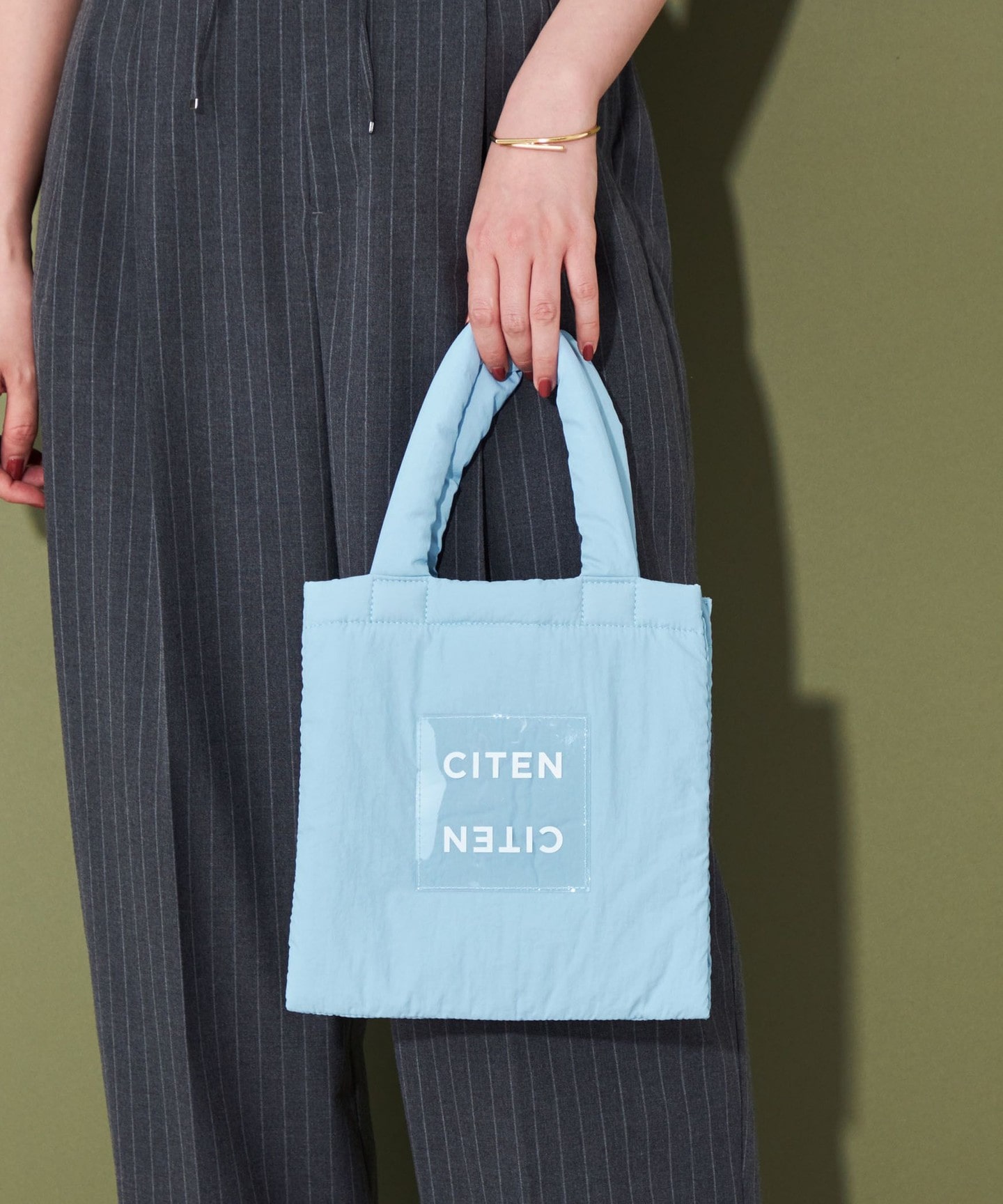 ＜CITEN＞鋪棉透明LOGO托特包 S｜CITEN｜UNITED ARROWS LTD. 官方購物網站