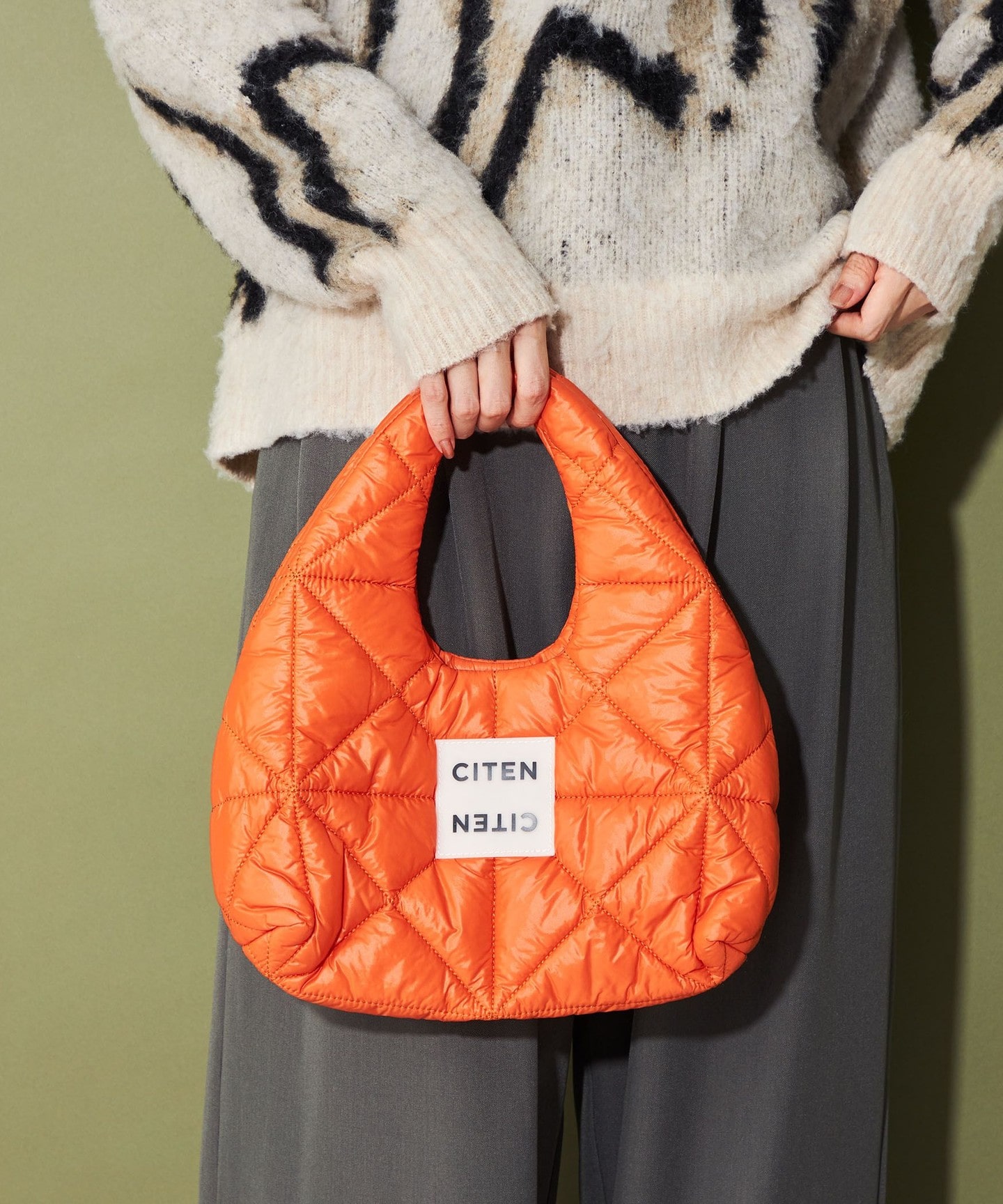 ＜CITEN＞鋪棉三角托特包｜CITEN｜UNITED ARROWS LTD. 官方購物網站