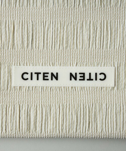 ＜CITEN＞縮褶條紋托特包｜CITEN｜UNITED ARROWS LTD. 官方購物網站