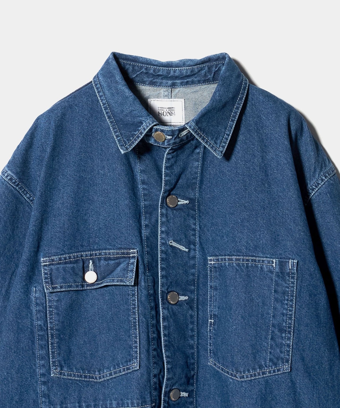 ＜UNITED ARROWS & SONS＞ DENIM CHORE COAT 工裝外套 日本製｜UNITED ARROWS & SONS ...