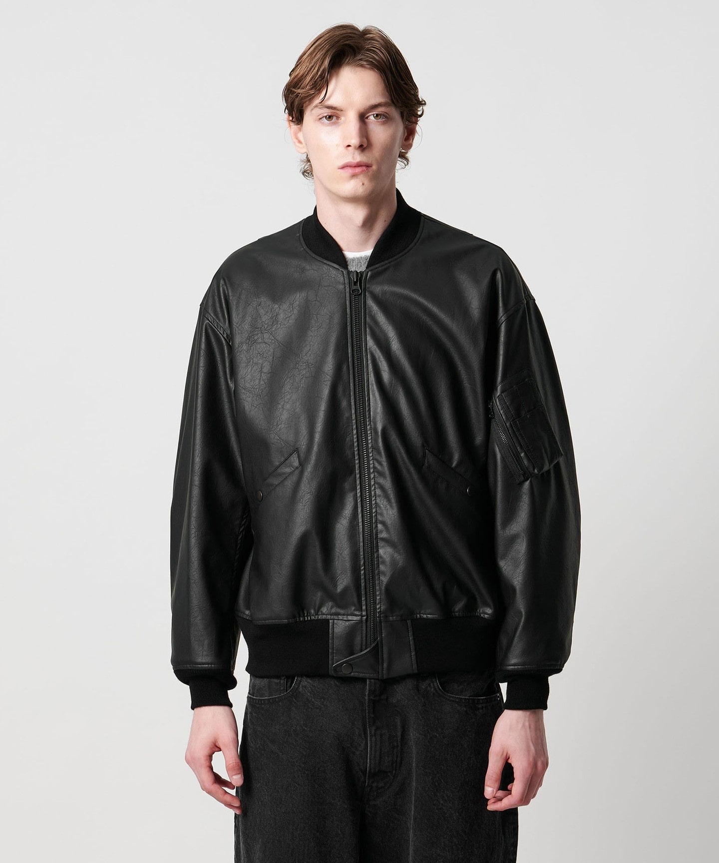 ＜UNITED ARROWS & SONS＞ SYNTHETIC/LTHR L-2B/短外套 日本製｜UNITED ARROWS & SONS ...