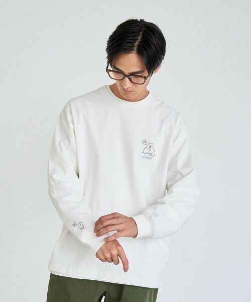 RYO KANEYASU × coen 動物印花長袖T恤｜coen｜UNITED ARROWS LTD. 官方購物網站