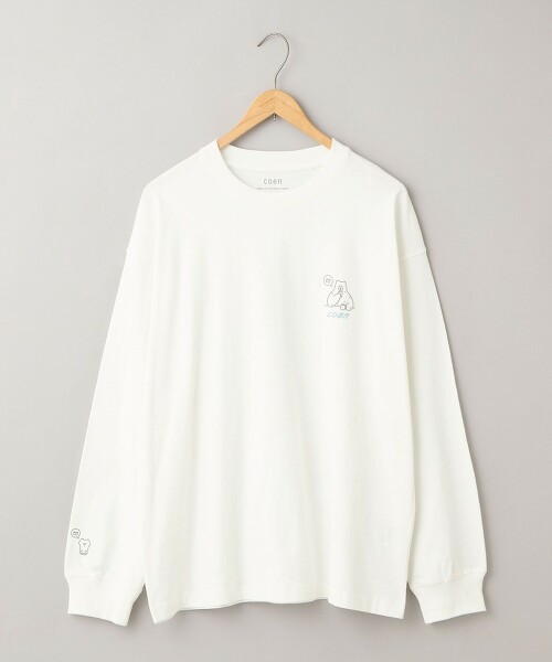 RYO KANEYASU × coen 動物印花長袖T恤｜coen｜UNITED ARROWS LTD. 官方購物網站