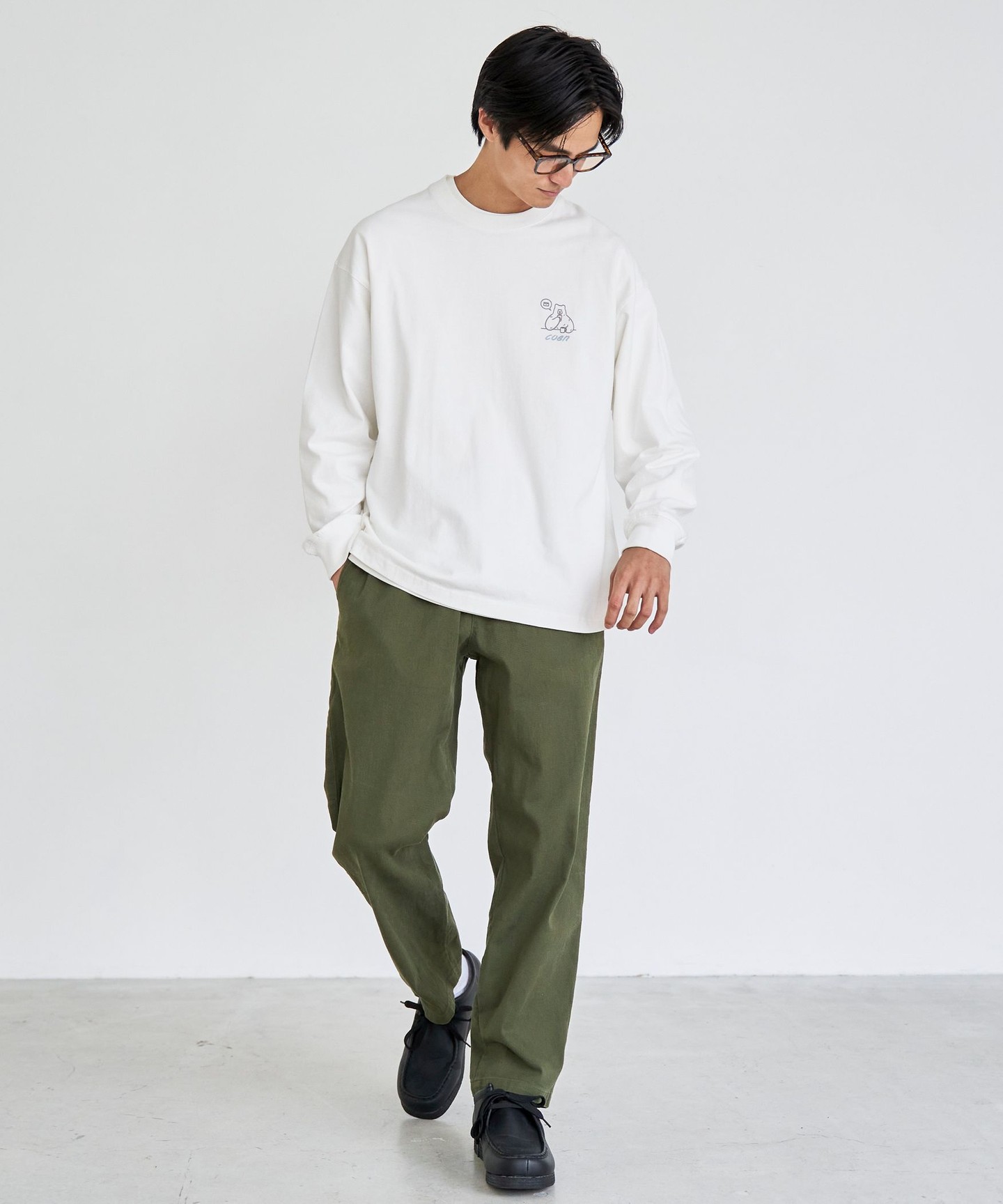RYO KANEYASU × coen 動物印花長袖T恤｜coen｜UNITED ARROWS LTD. 官方購物網站