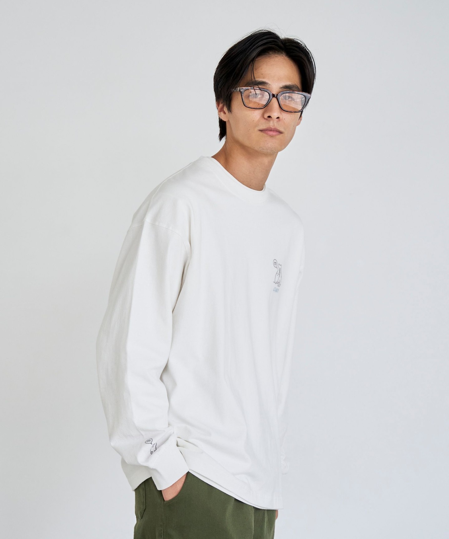 RYO KANEYASU × coen 動物印花長袖T恤｜coen｜UNITED ARROWS LTD. 官方購物網站