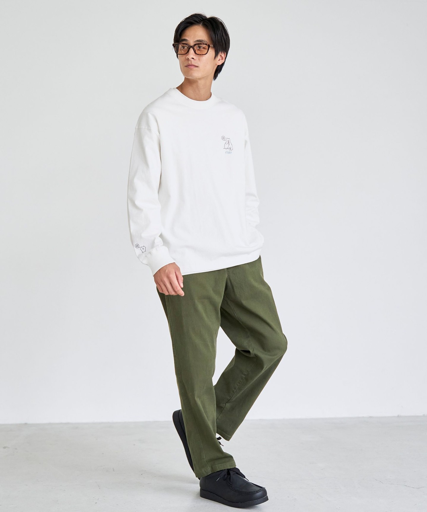RYO KANEYASU × coen 動物印花長袖T恤｜coen｜UNITED ARROWS LTD. 官方購物網站