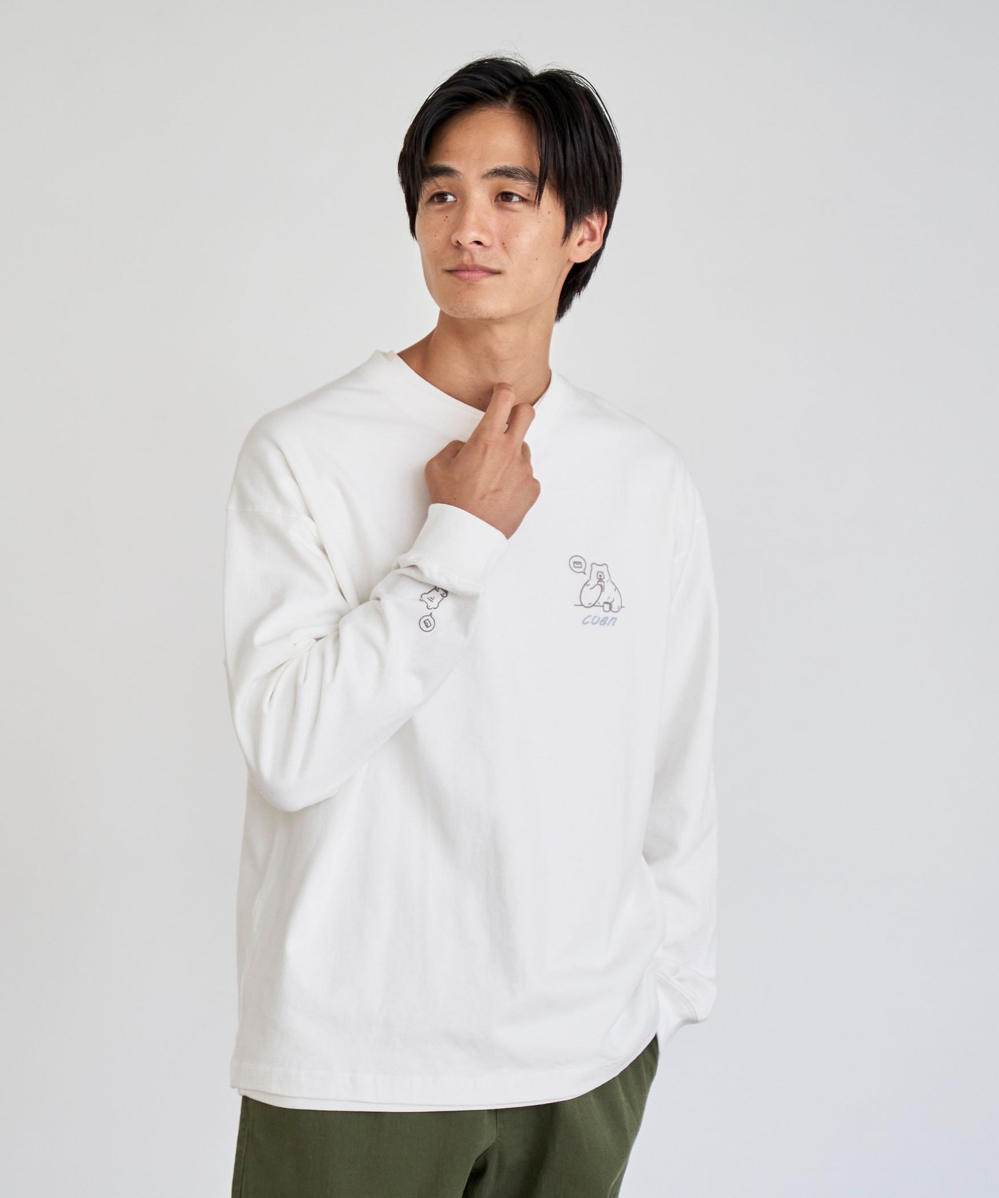 RYO KANEYASU × coen 動物印花長袖T恤｜coen｜UNITED ARROWS LTD. 官方購物網站