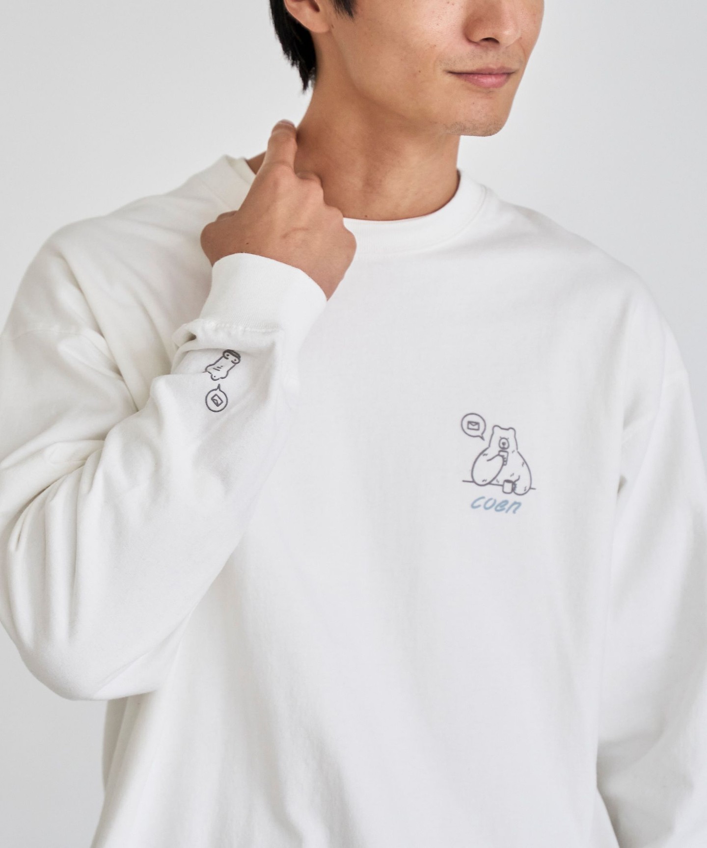 RYO KANEYASU × coen 動物印花長袖T恤｜coen｜UNITED ARROWS LTD. 官方購物網站