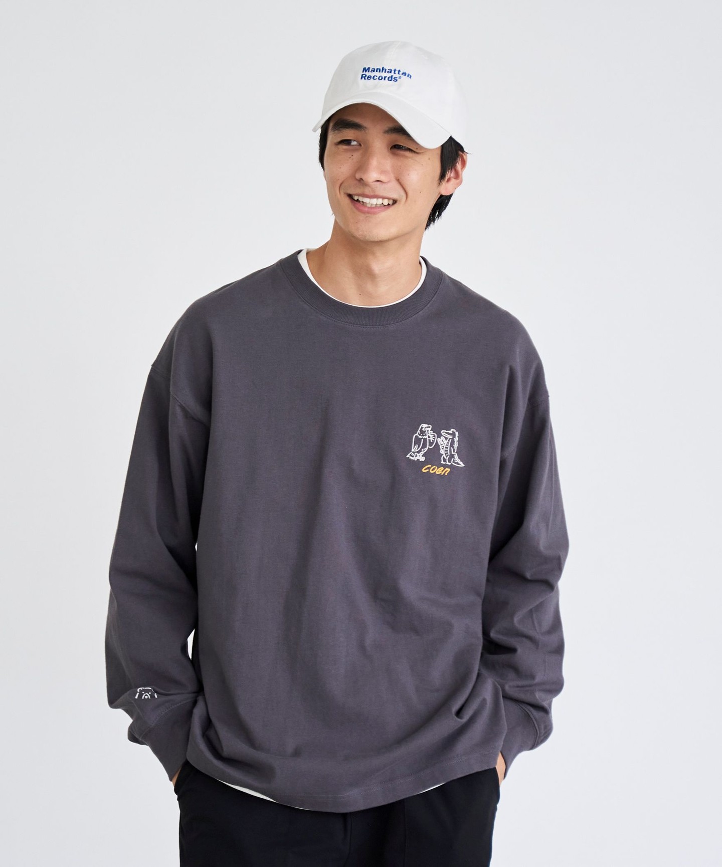 RYO KANEYASU × coen 動物印花長袖T恤｜coen｜UNITED ARROWS LTD. 官方購物網站