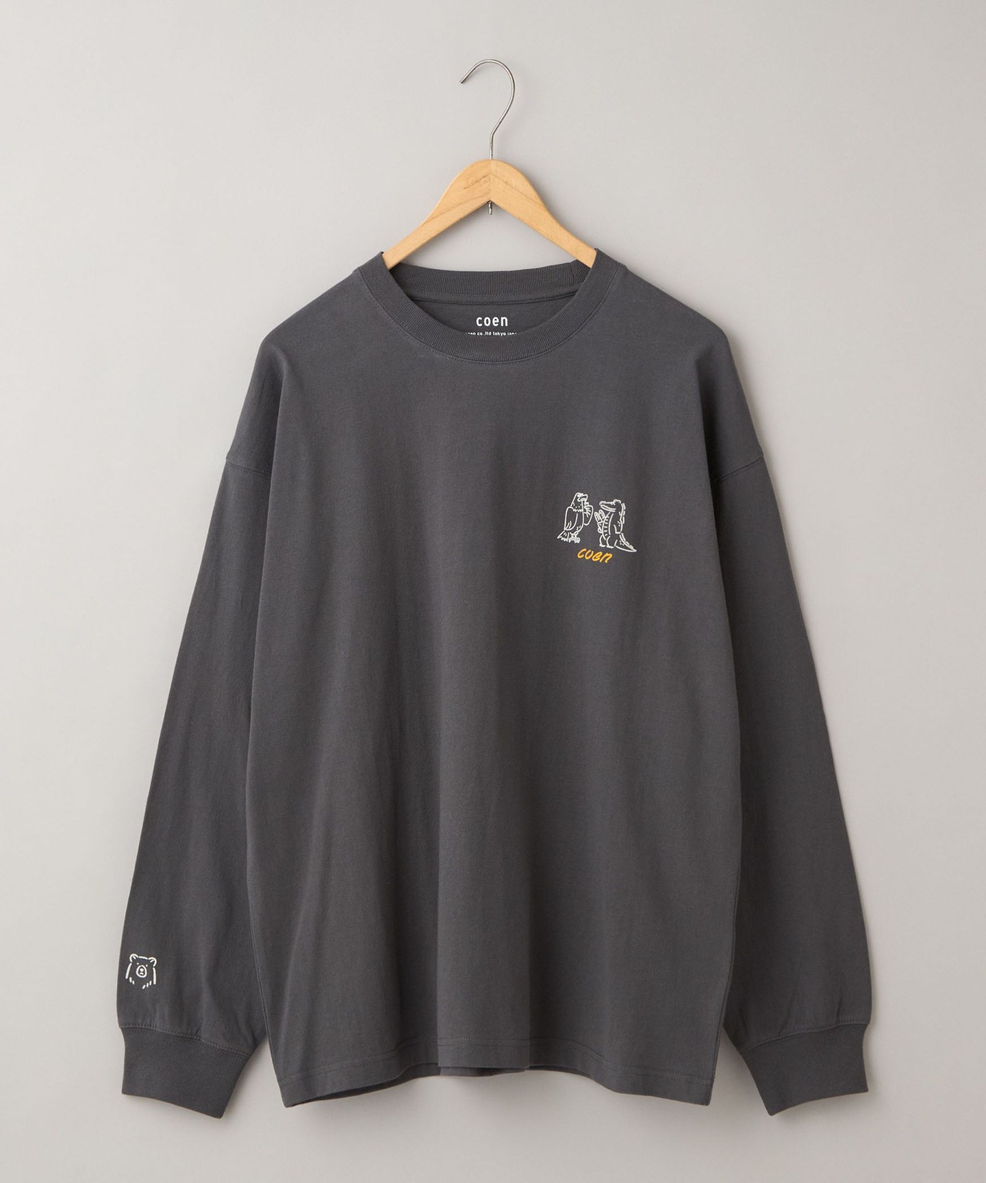 RYO KANEYASU × coen 動物印花長袖T恤｜coen｜UNITED ARROWS LTD. 官方購物網站