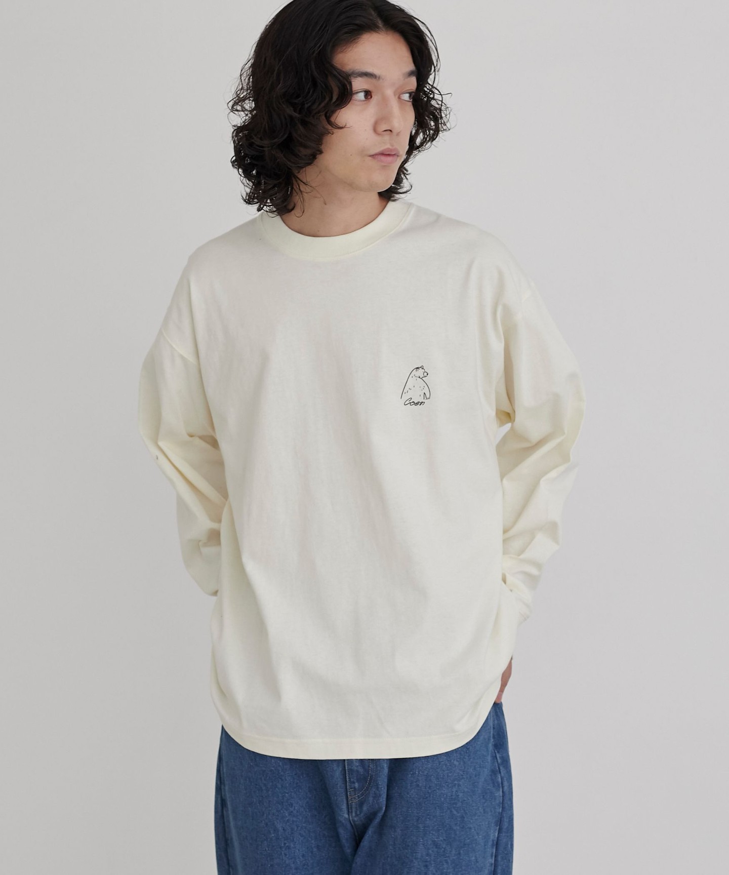 RYO KANEYASU × coen熊印刷長袖T恤｜outlet coen｜UNITED ARROWS LTD. 官方購物網站