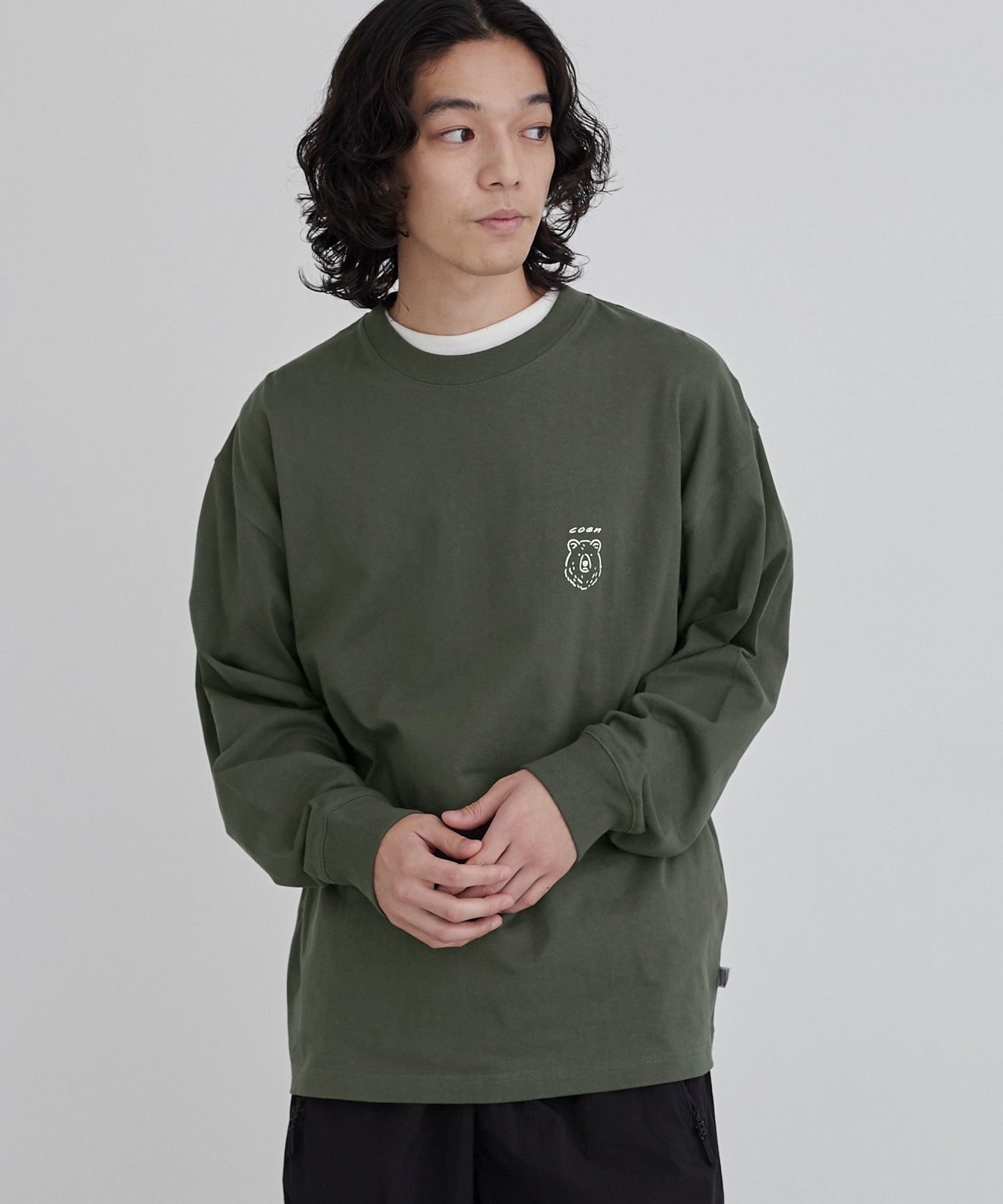 RYO KANEYASU × coen熊印刷長袖T恤｜outlet coen｜UNITED ARROWS LTD. 官方購物網站