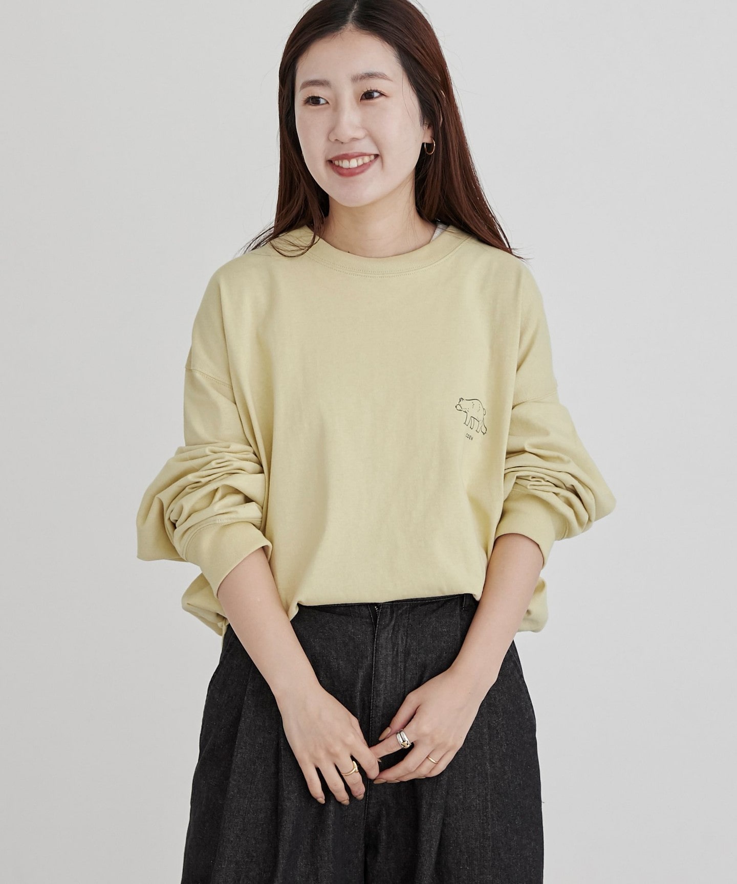 RYO KANEYASU × coen熊印刷長袖T恤｜outlet coen｜UNITED ARROWS LTD. 官方購物網站