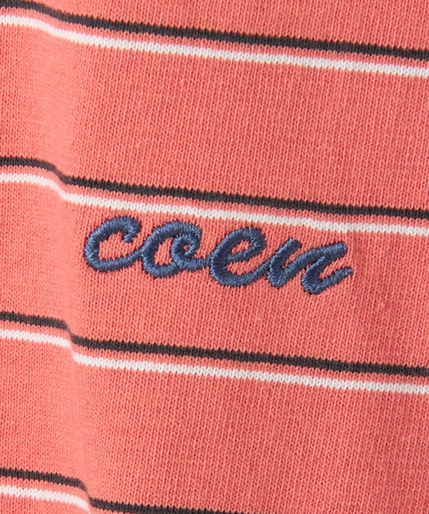 USA美國棉coen LOGO橫條紋T恤｜coen｜UNITED ARROWS LTD. 官方購物網站