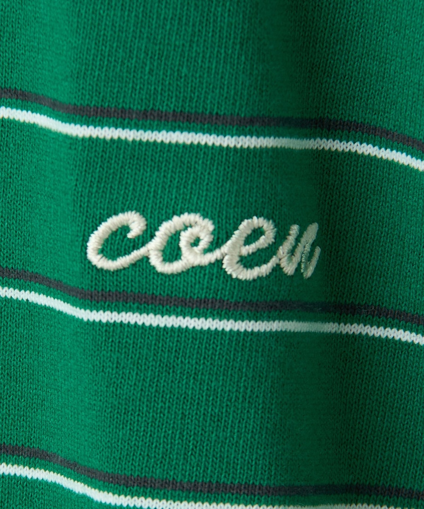 USA美國棉coen LOGO橫條紋T恤｜coen｜UNITED ARROWS LTD. 官方購物網站