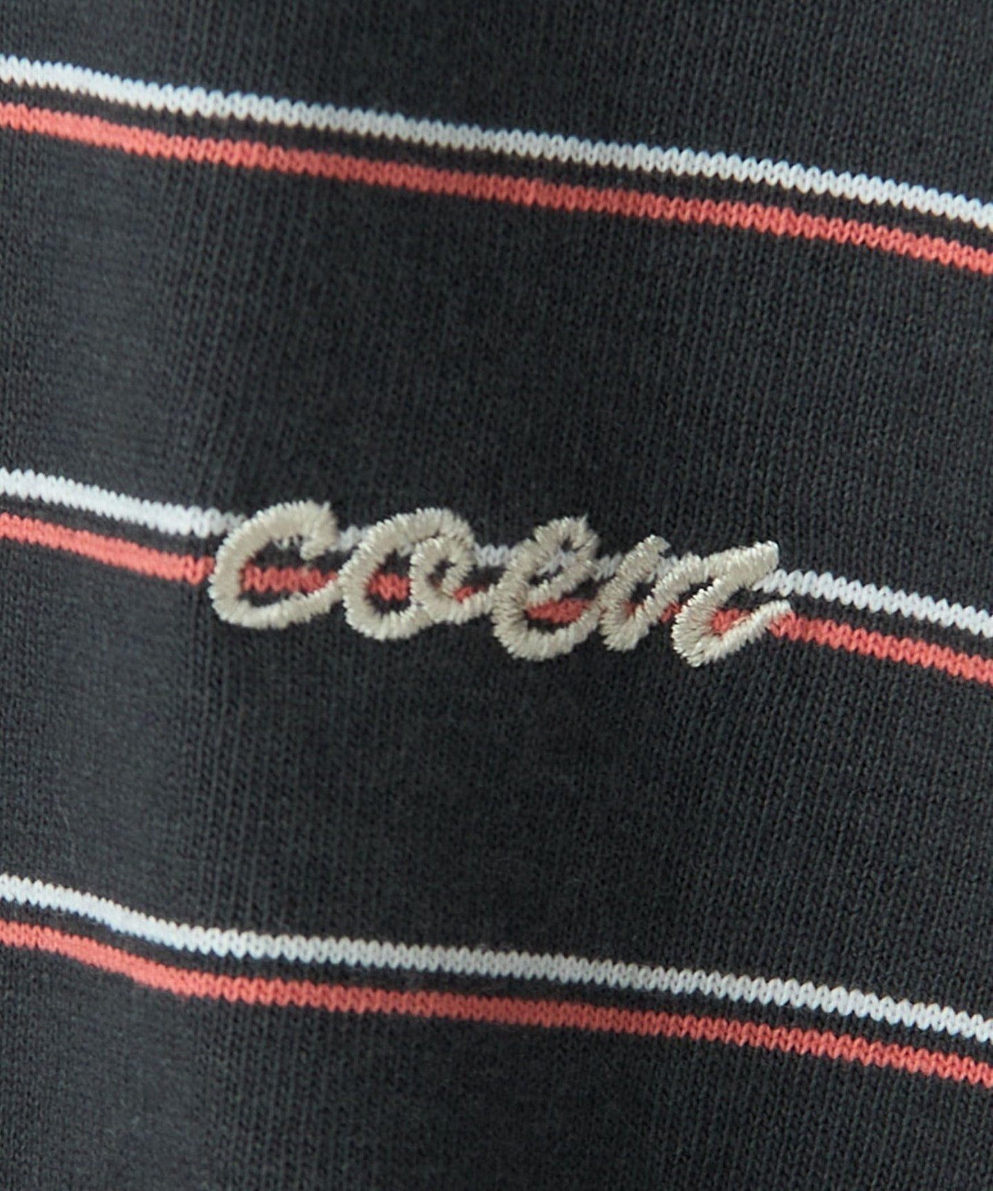 USA美國棉coen LOGO橫條紋T恤｜coen｜UNITED ARROWS LTD. 官方購物網站