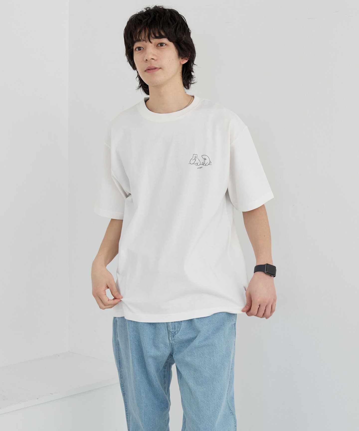RYO KANEYASU × coen 小熊印花T恤｜outlet coen｜UNITED ARROWS LTD. 官方購物網站