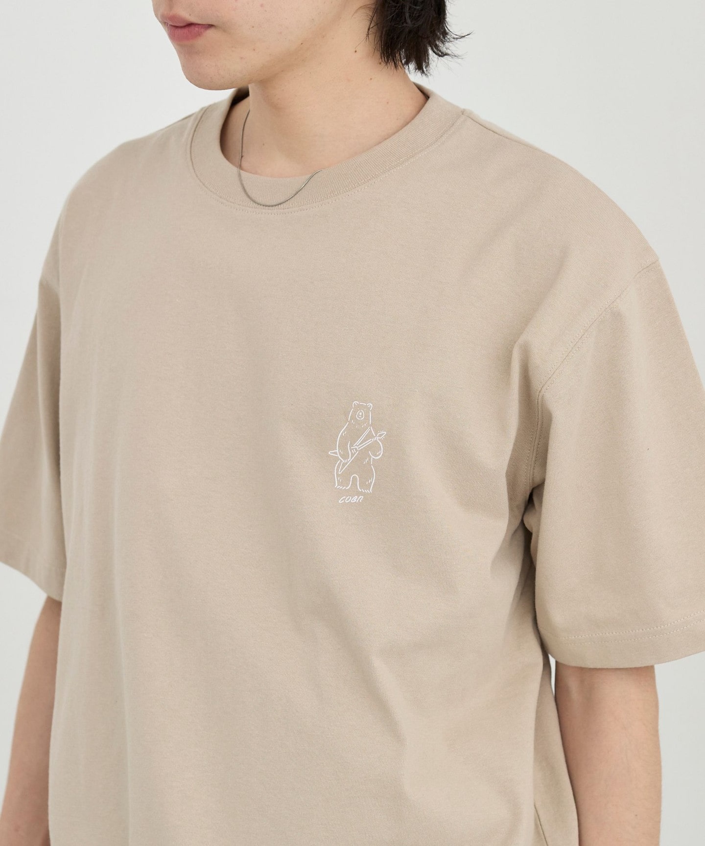 RYO KANEYASU × coen 小熊印花T恤｜outlet coen｜UNITED ARROWS LTD. 官方購物網站