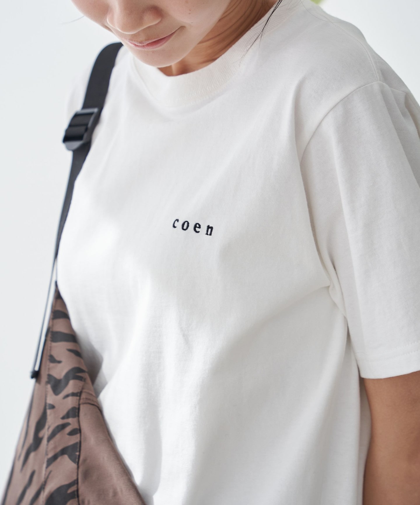 USA美國棉coen LOGO刺繡T恤｜outlet coen｜UNITED ARROWS LTD. 官方購物網站