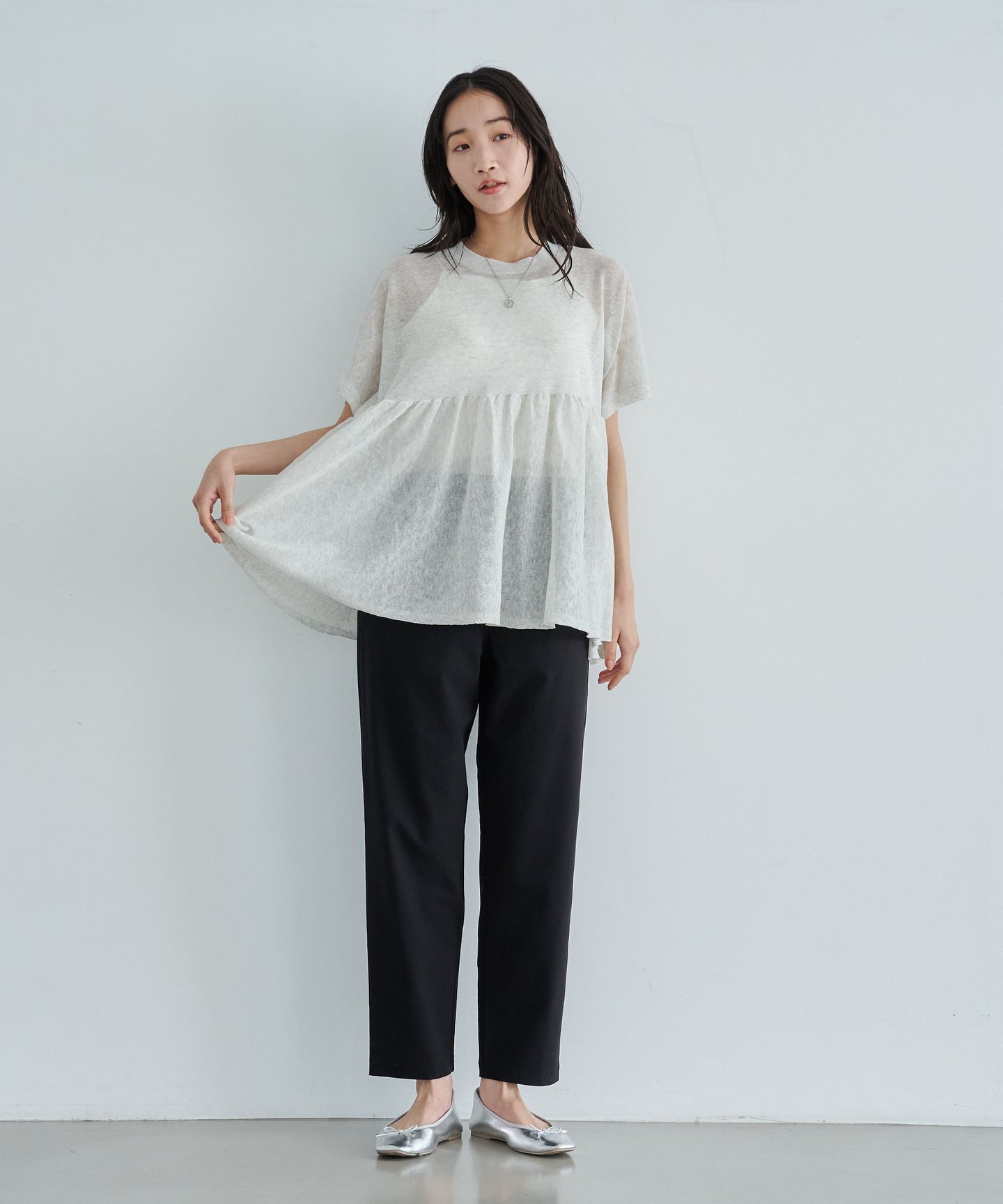 SARACO 拼接皺褶土耳其袖夏日針織｜coen｜UNITED ARROWS LTD. 官方購物網站