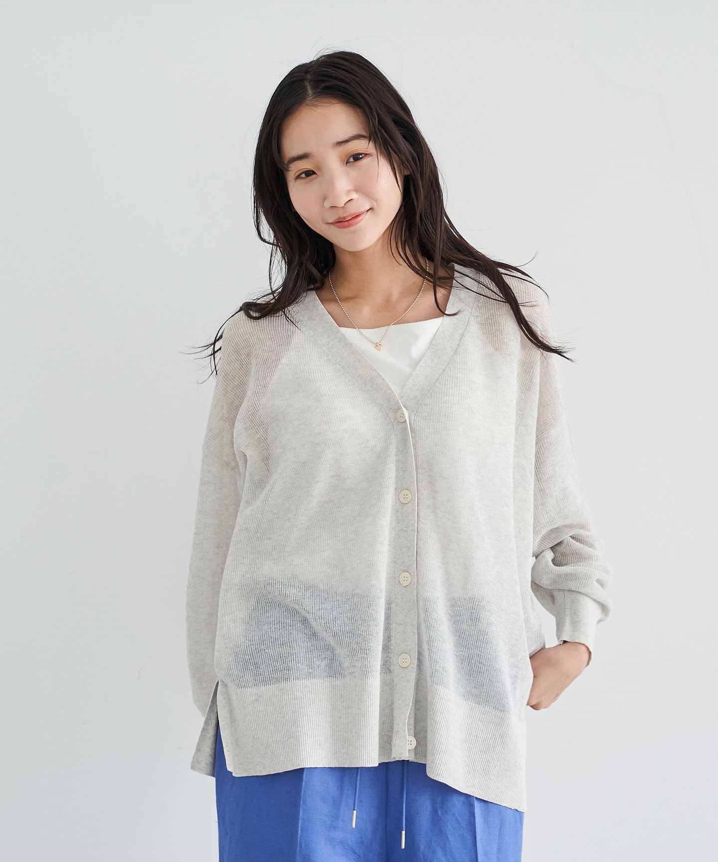 SARACO 單畦編V領針織外套｜outlet coen｜UNITED ARROWS LTD. 官方購物網站