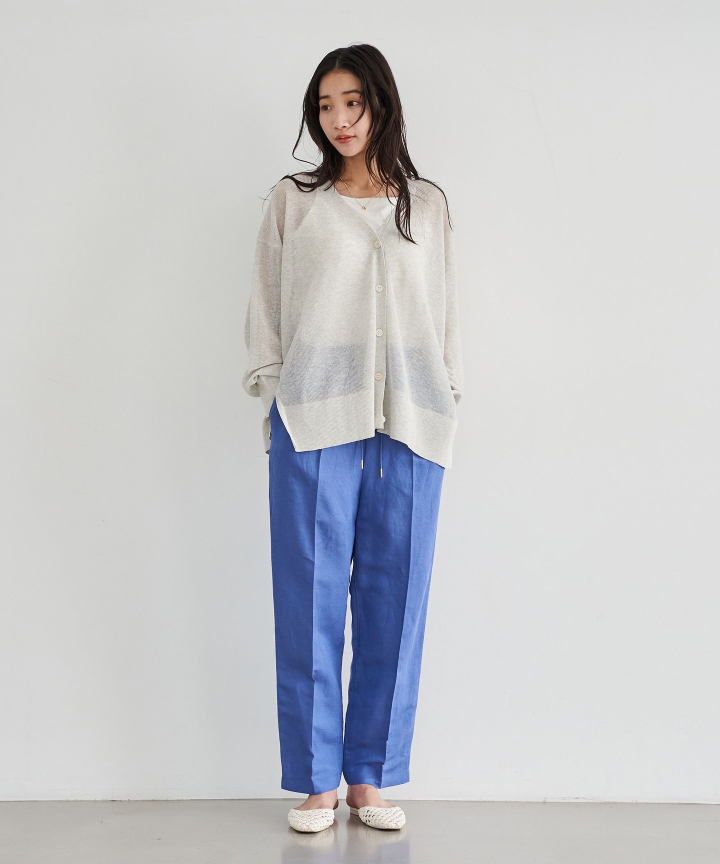 SARACO 單畦編V領針織外套｜outlet coen｜UNITED ARROWS LTD. 官方購物網站