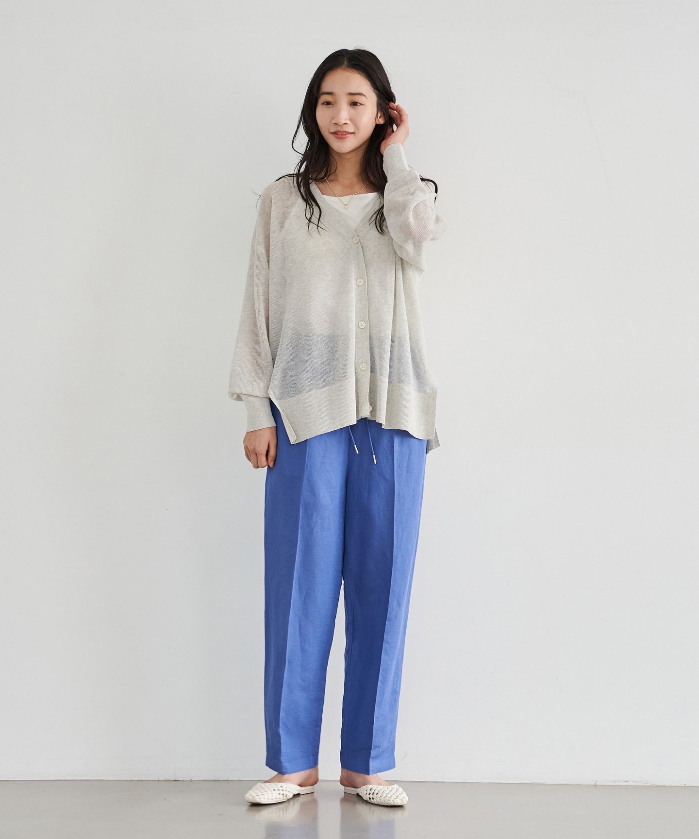 SARACO 單畦編V領針織外套｜outlet coen｜UNITED ARROWS LTD. 官方購物網站