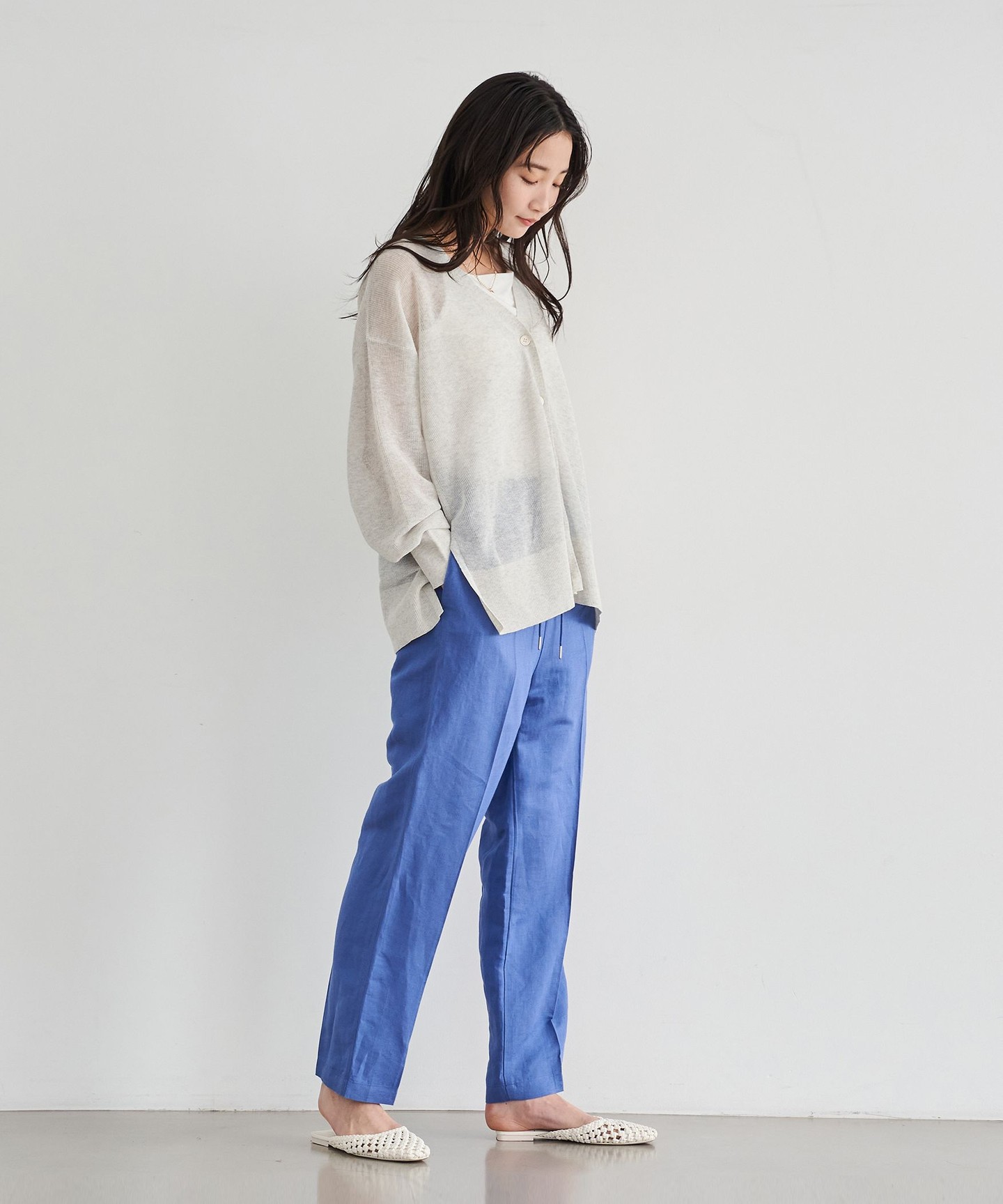 SARACO 單畦編V領針織外套｜outlet coen｜UNITED ARROWS LTD. 官方購物網站