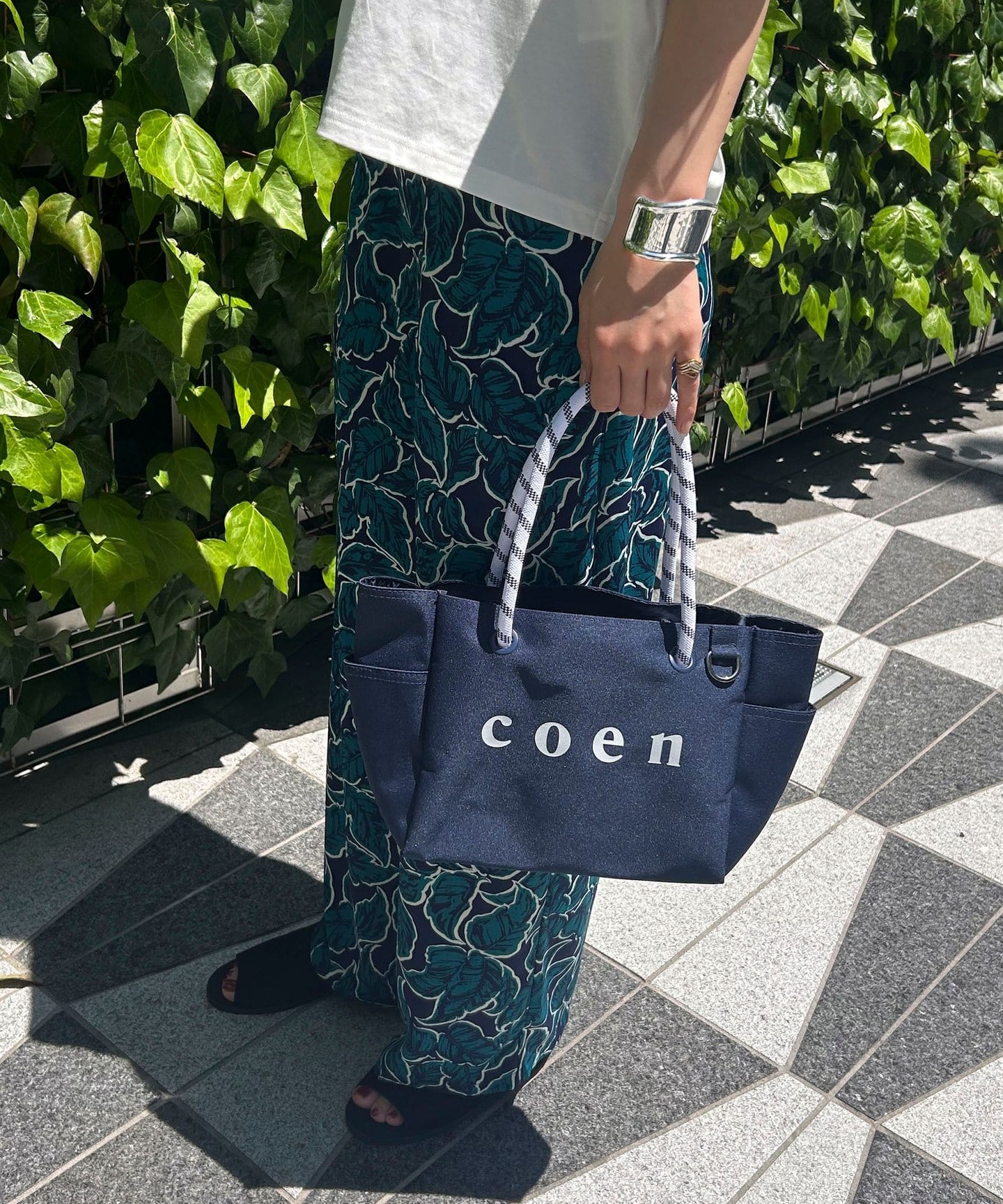 coen LOGO帆布托特包 M｜coen｜UNITED ARROWS LTD. 官方購物網站