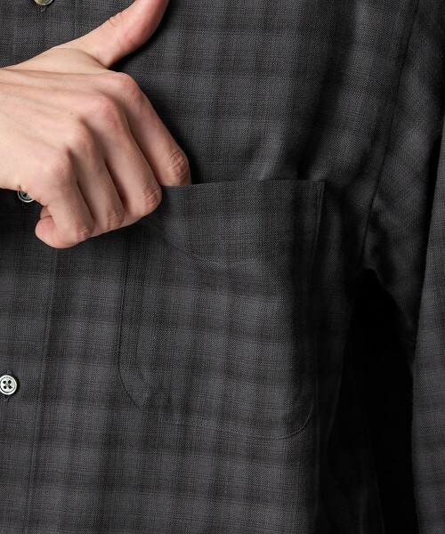 ＜Steven Alan＞法蘭絨漸層格紋標準領襯衫 NARROW 日本製｜STEVEN ALAN｜UNITED ARROWS LTD. 官方購物網站