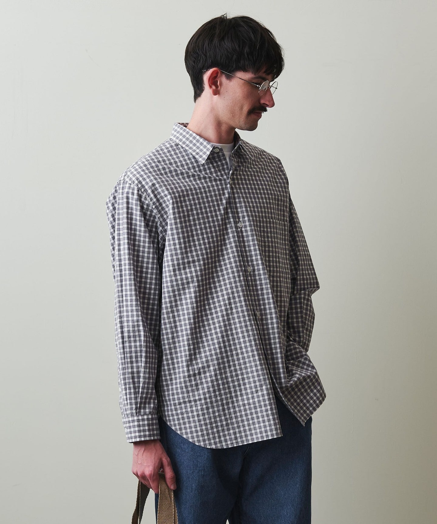 ＜Steven Alan＞ 霧影格紋標準領襯衫 LOOSE｜STEVEN ALAN｜UNITED ARROWS LTD. 官方購物網站