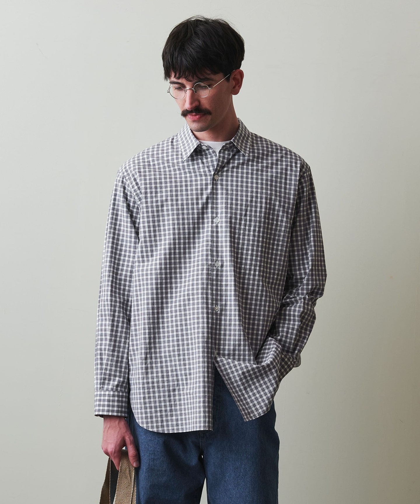 ＜Steven Alan＞ 霧影格紋標準領襯衫 LOOSE｜STEVEN ALAN｜UNITED ARROWS LTD. 官方購物網站